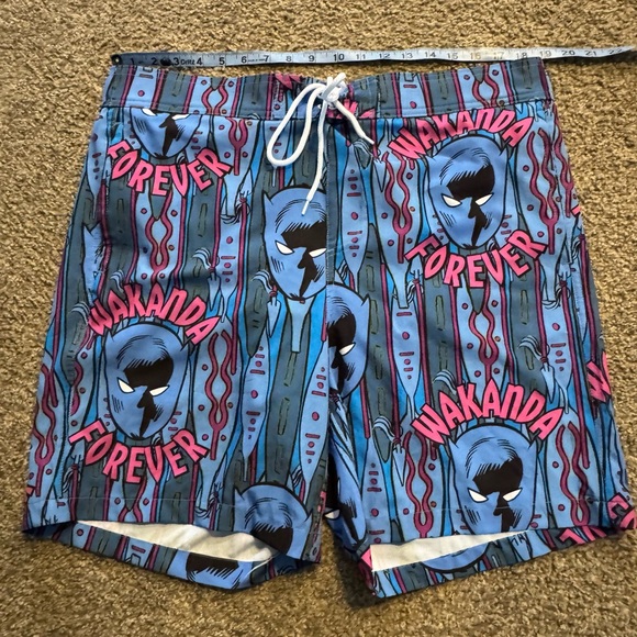 Marvel | Swim | Marvel Black Panther Wakanda Forever Mens Swim Trunks ...